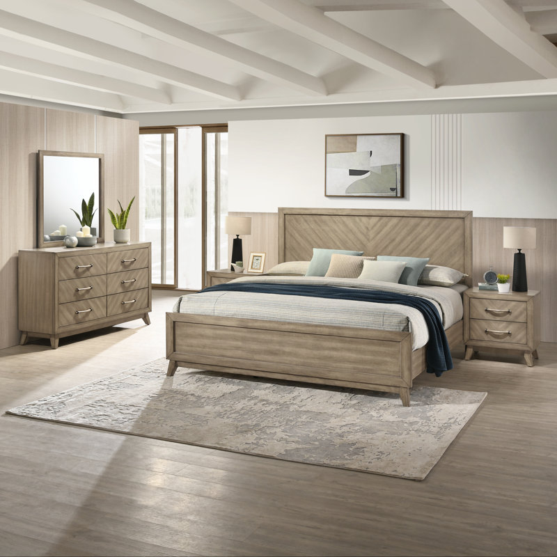 Dezerey 5 Piece Bedroom Set Queen